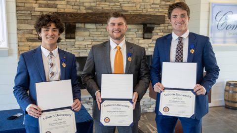 Three students receive 2025 Comer Awards / Auburn University College of ...